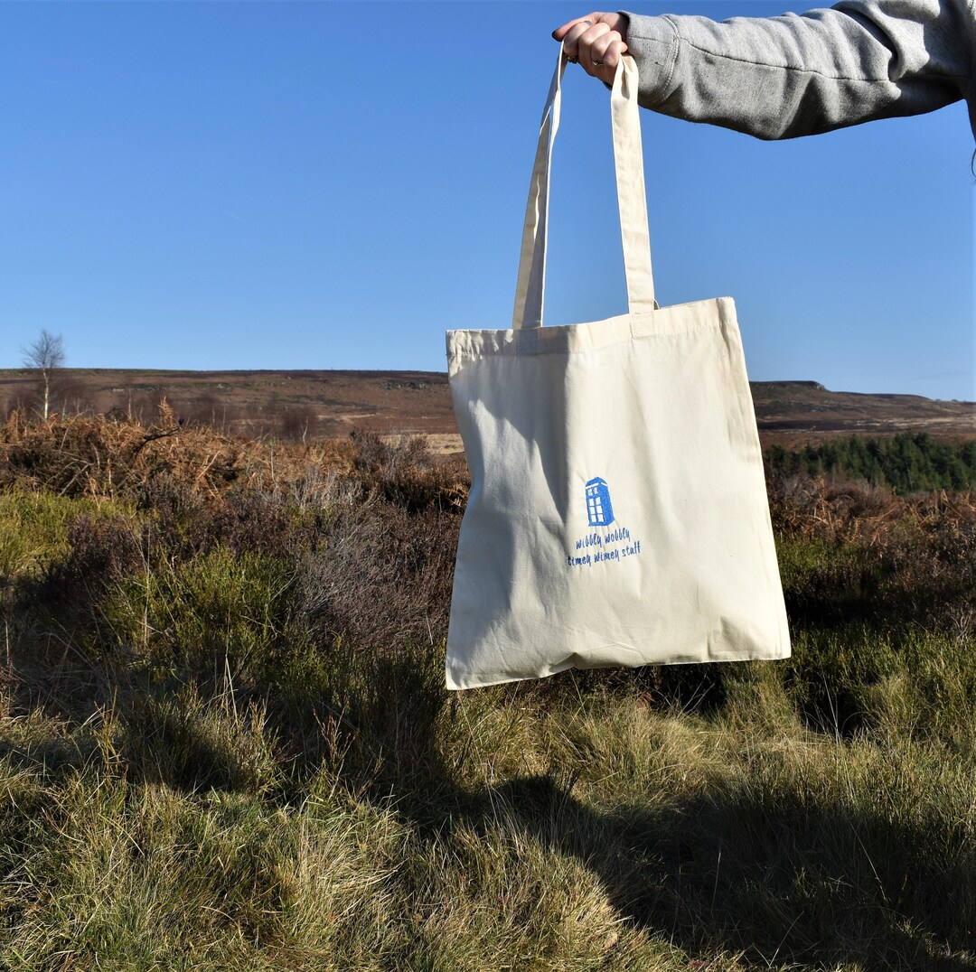 Doctor Who Inspired Embroidered Tote Bag Doctor Who Bag, Doctor Who ...