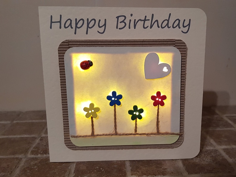 Light up Illuminated Birthday Card. Extra Special - Etsy UK