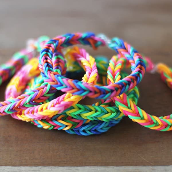 Rainbow Loom Bracelet - Etsy