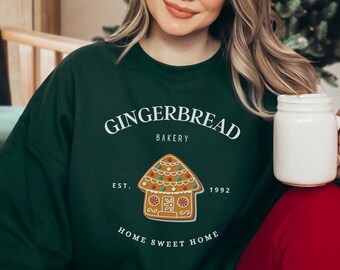 Gingerbread House Sweater Vintage - Etsy