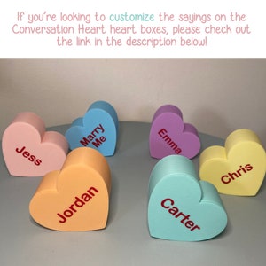 3D Printed Valentine's Day Conversation Hearts Gift Boxes, Heart Shaped ...