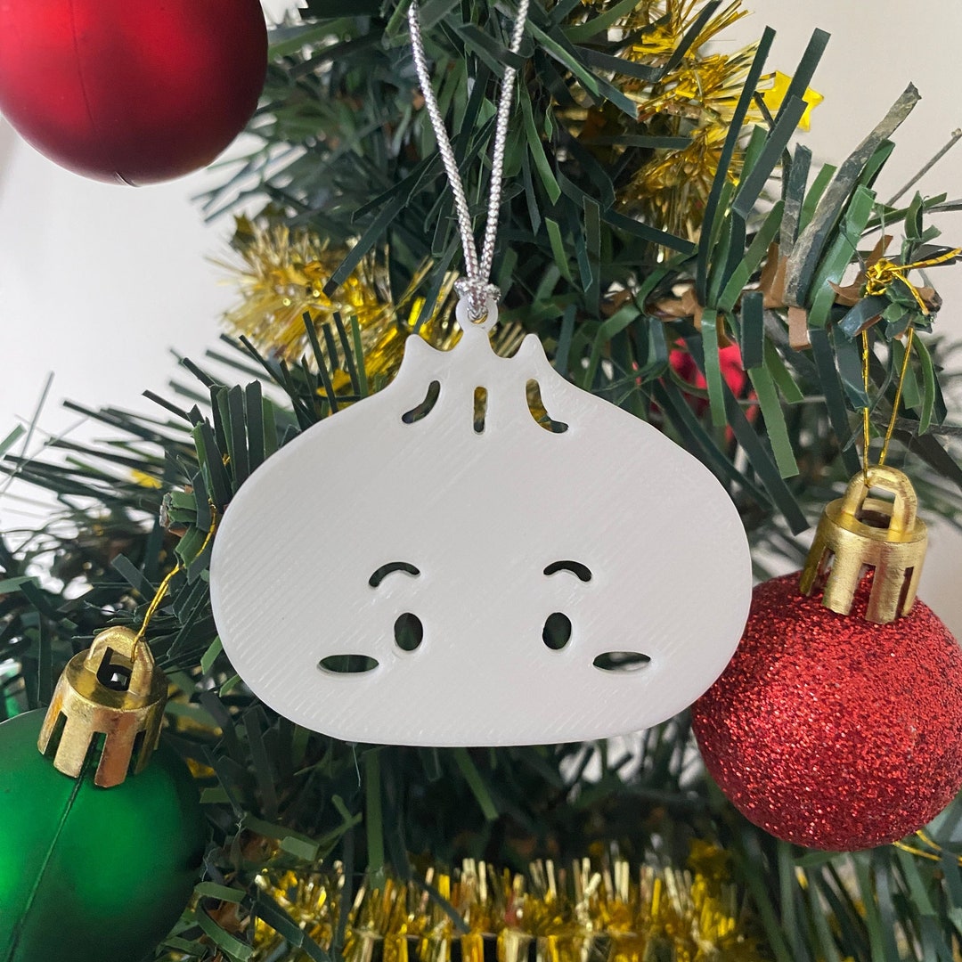 Kawaii Dumpling Ornament Cute Bao Christmas Ornament Food - Etsy