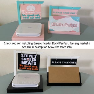 Extra Signs, Posts, and Base for Business Card Holders, Business Card ...