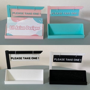 Extra Signs, Posts, and Base for Business Card Holders, Business Card ...