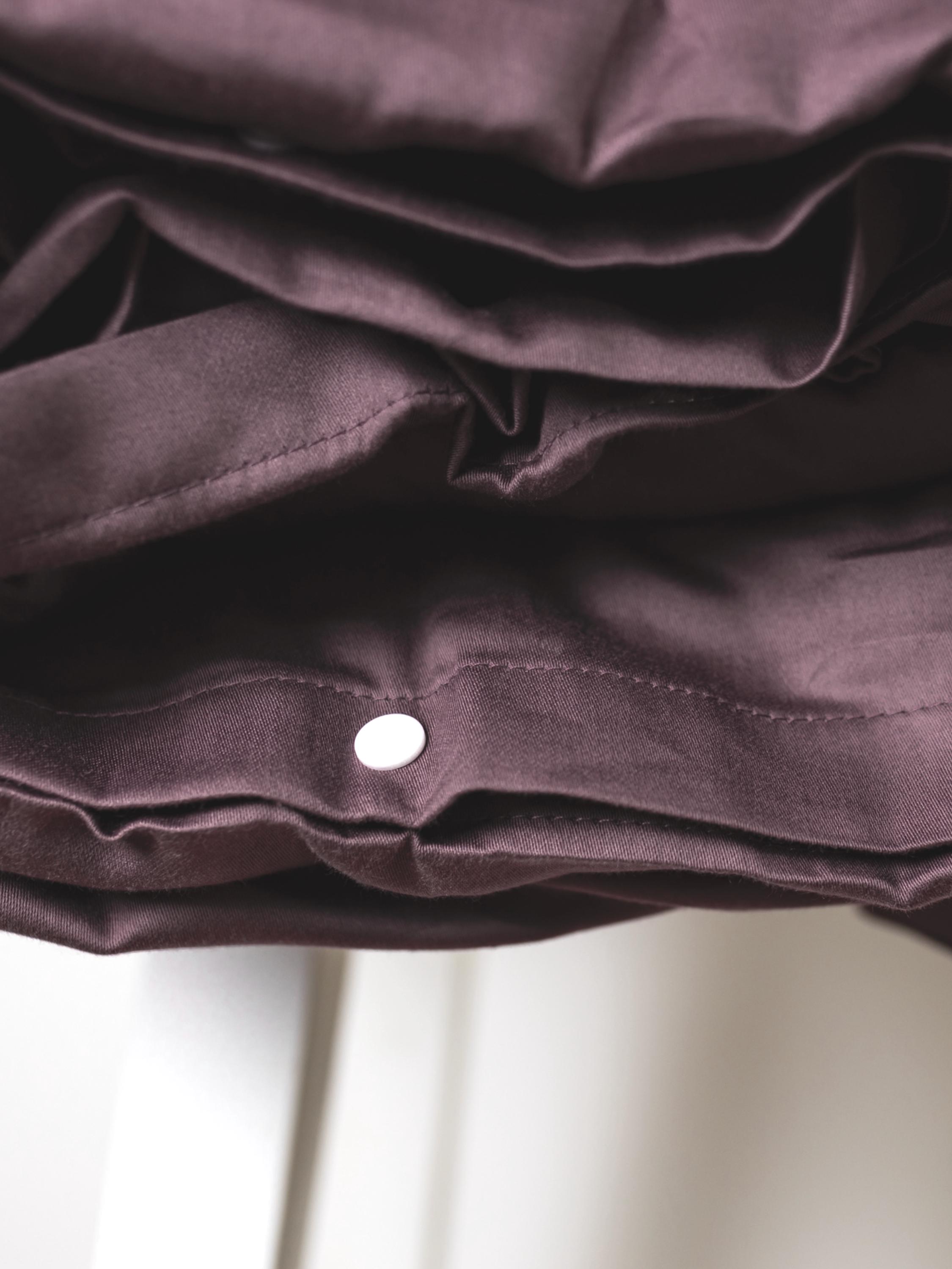 Plum Flat Sheet, Natural 100% Cotton, Sateen, Queen, Full, Twin, Single ...