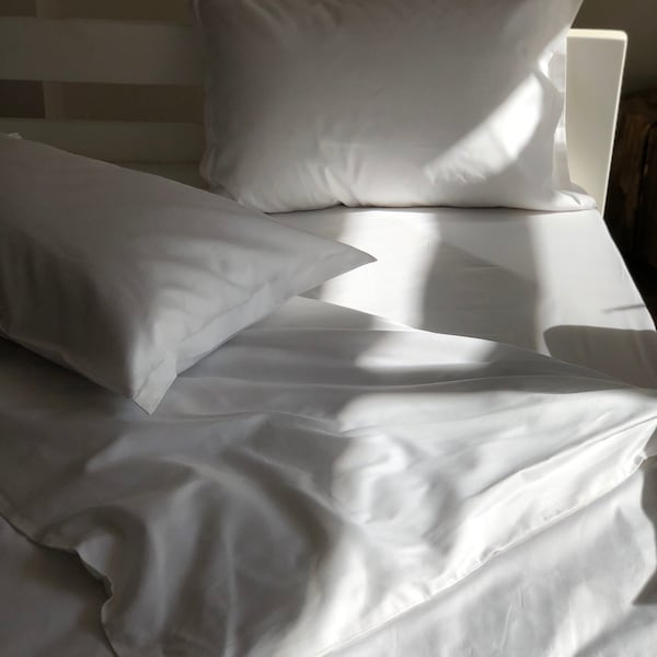 White Duvet Cover - Etsy