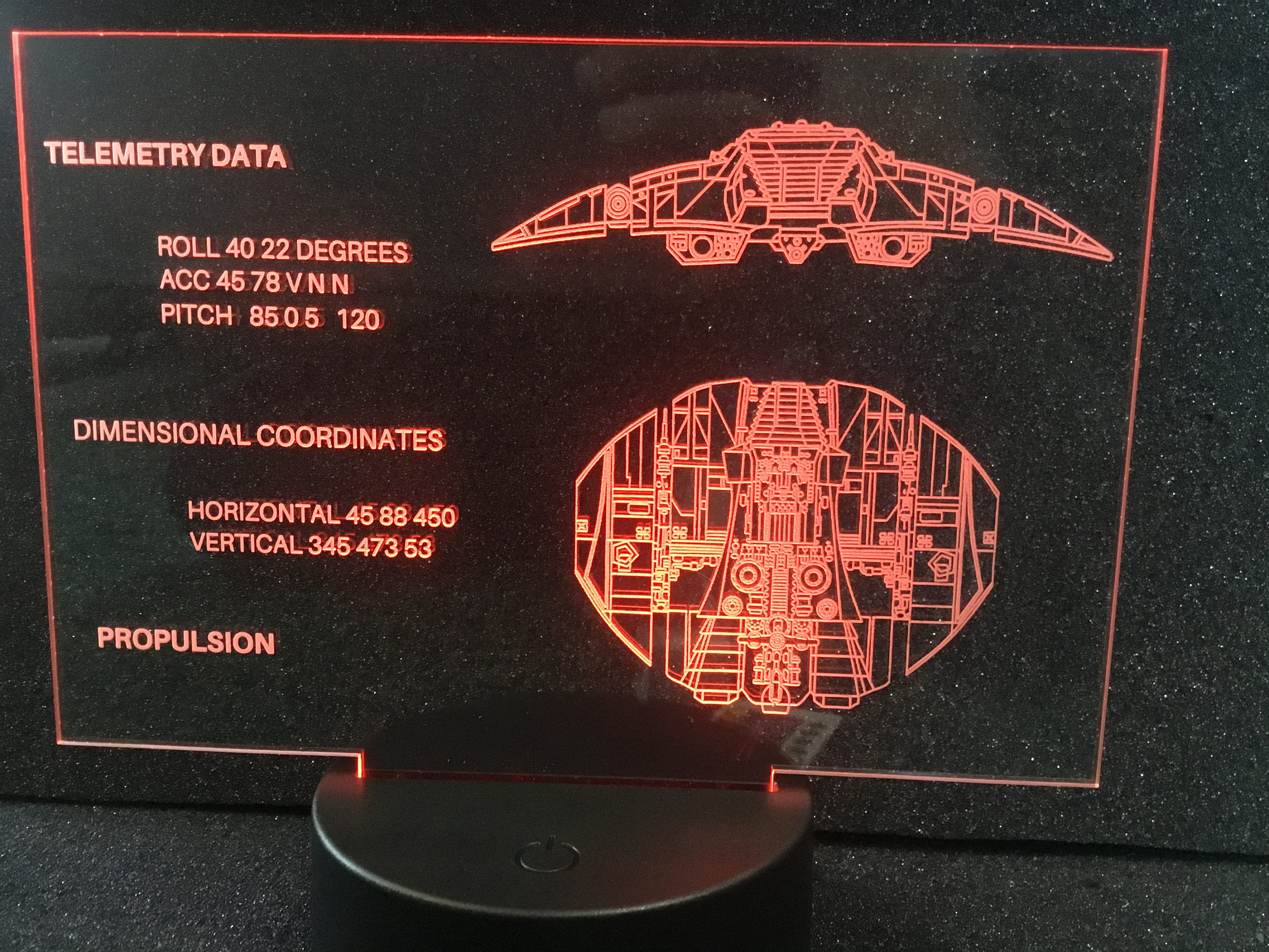 Cylon Raider Edge Lit Computer Screen - Etsy