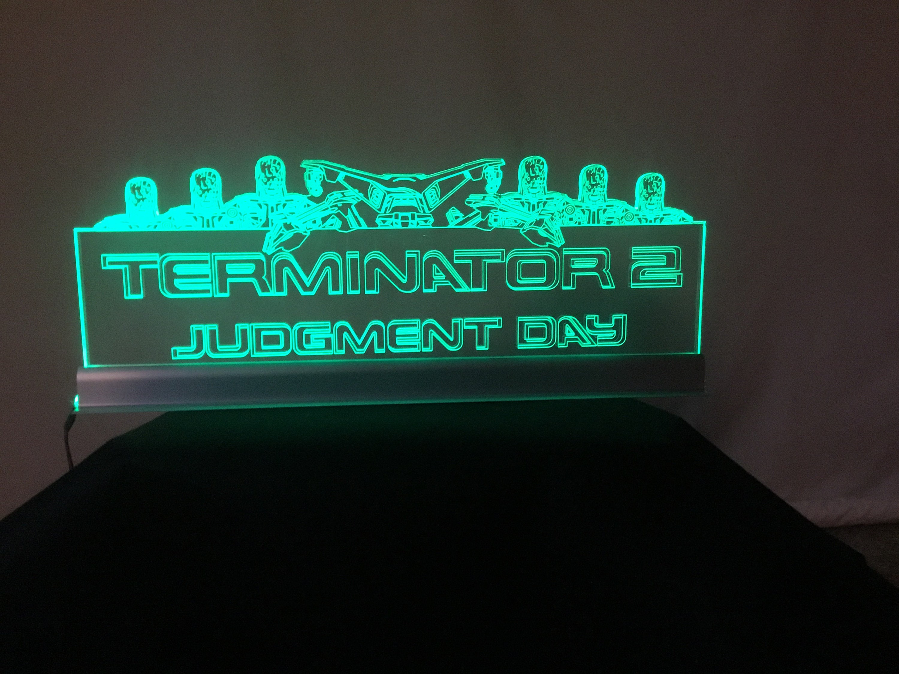 Terminator 2 Display / Pinball Topper - Etsy