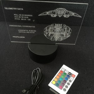 Cylon Raider Edge Lit Computer Screen - Etsy