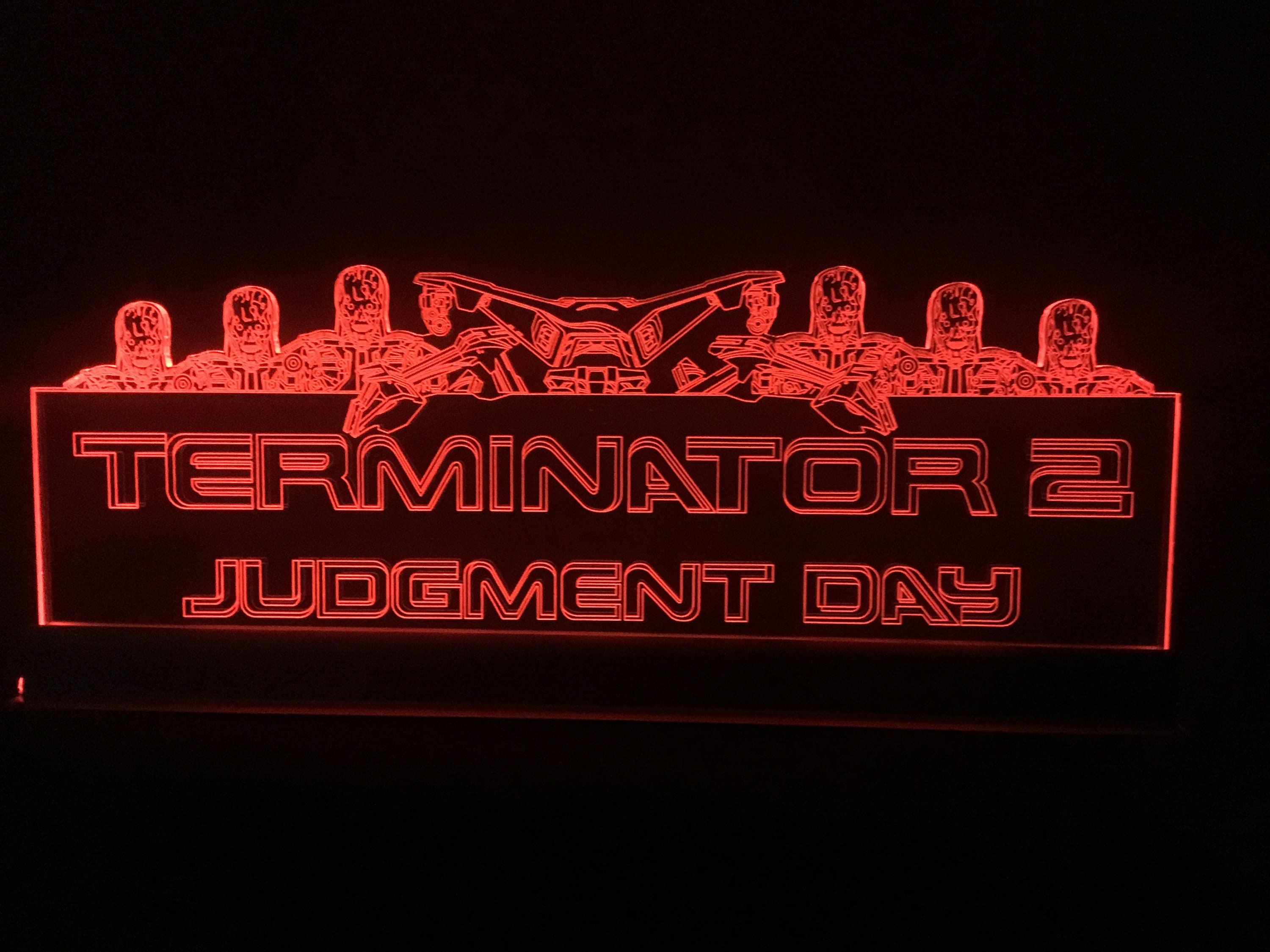Terminator 2 Display / Pinball Topper - Etsy