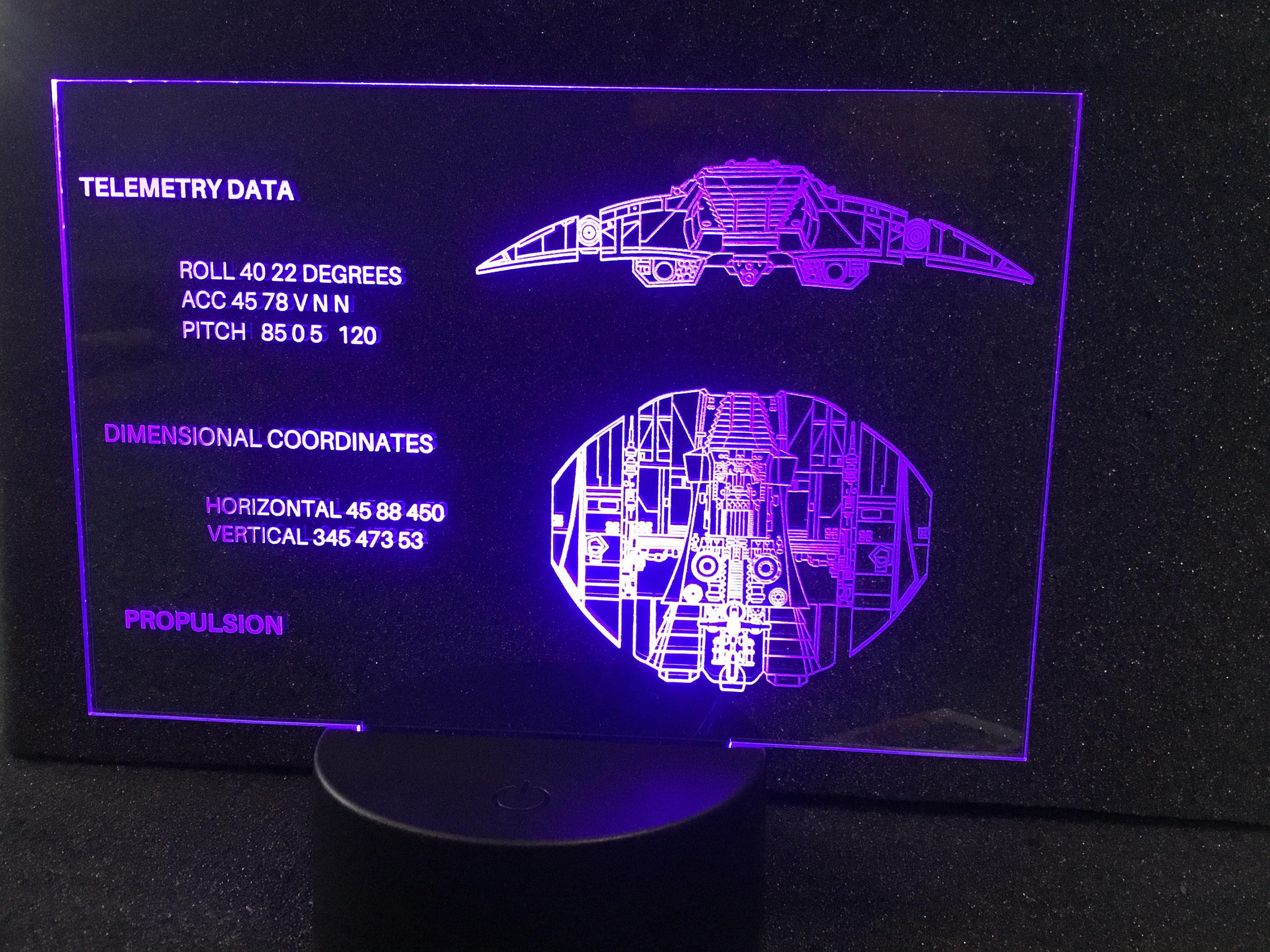 Cylon Raider Edge Lit Computer Screen - Etsy