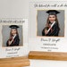 Personalized Wood Desk Stand Custom Graduation Cap Tassel Diploma Grad ...