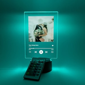 Custom Personalized Photo Song Framed Lyrics Music Album Cover Picture ...