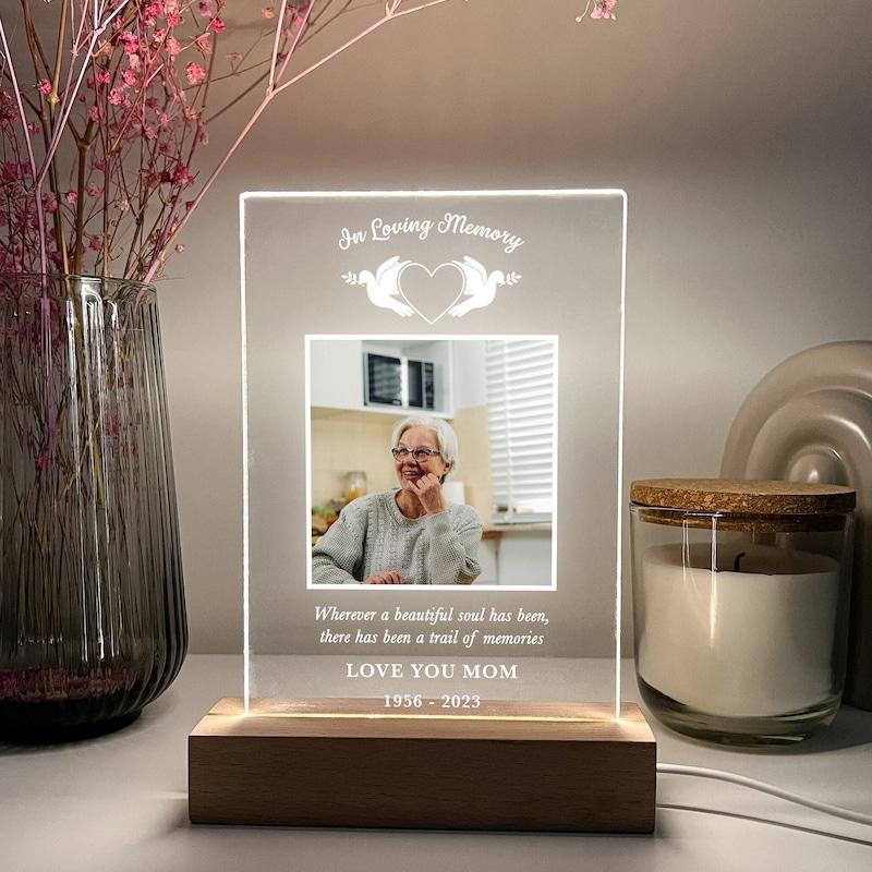 In Loving Memory Lamp - Etsy