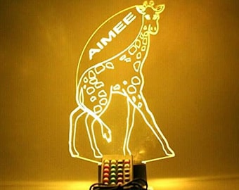 Giraffe Night Light - Etsy