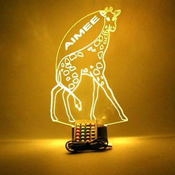 Giraffe Night Light - Etsy