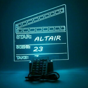 Director Film Clapboard Action Scene Clapper Board Movie Custom Name ...