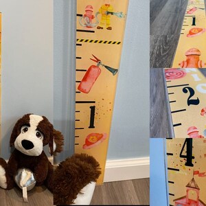 Custom Personalized Measurement Ruler Premium Acrylic Firefighter Fire ...