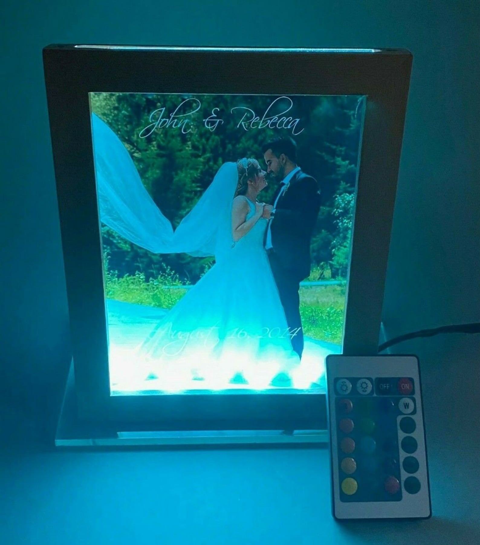 Large Custom Free Standing Picture Photo Frame With Your Photo | Etsy