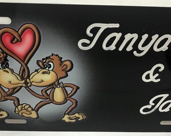 Personalized License Plate, Your Choice of Image/words, Custom License ...