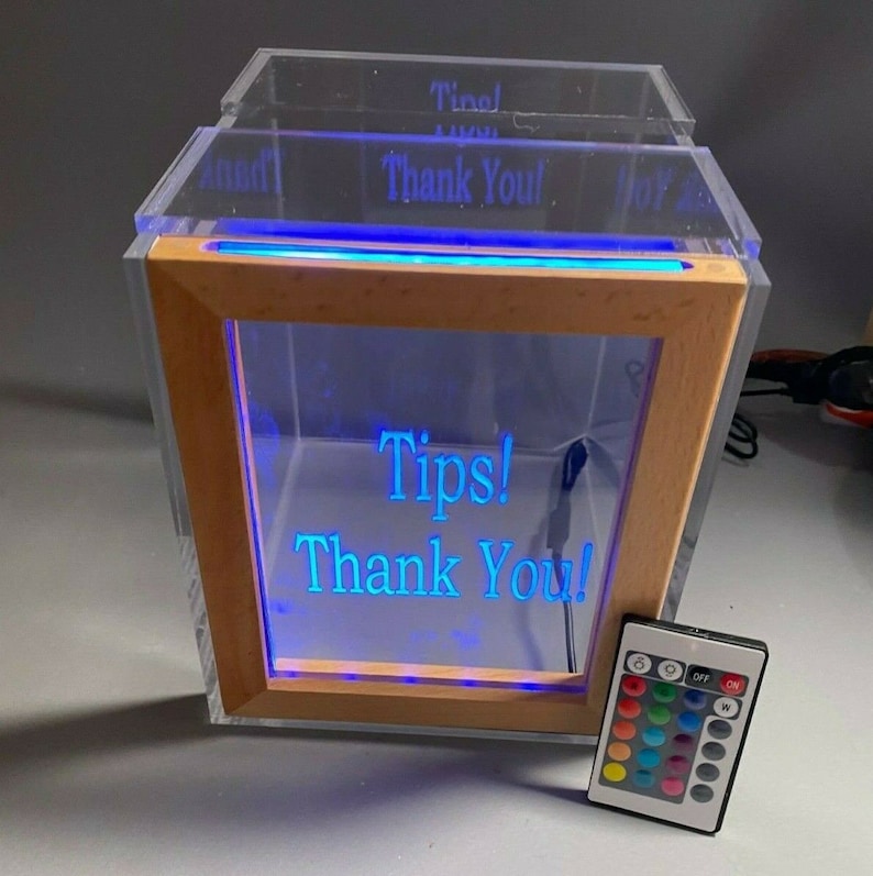 Fantastically Unique Thank You Tip Box Raffle Fund Raiser - Etsy