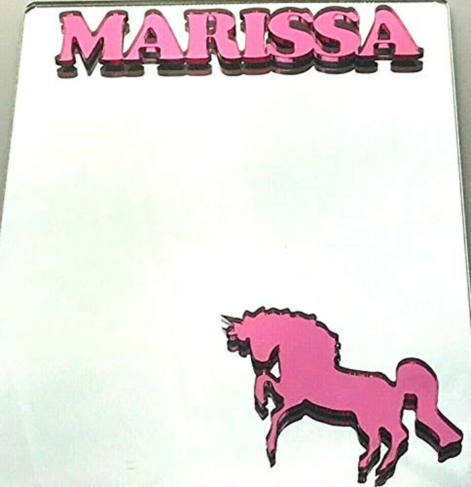 Unicorn Locker Mirror Personalized Back to School Magnetic Magical ...