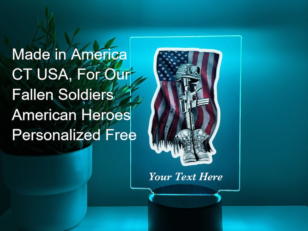 Personalized LED Light in Loving Memory Condolence Remembrance Loss ...