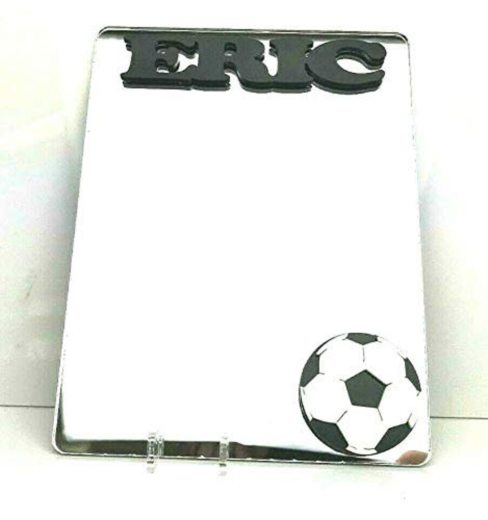 Soccer Ball Locker Mirror Personalized Back to School Magnetic - Etsy