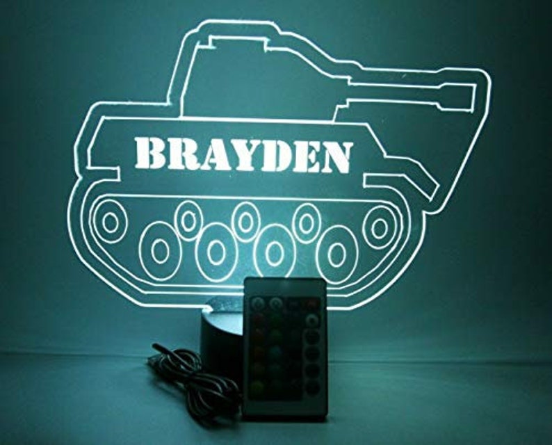 Armored Combat Battle Tank Military Fighting Vehicle Custom Name Room ...