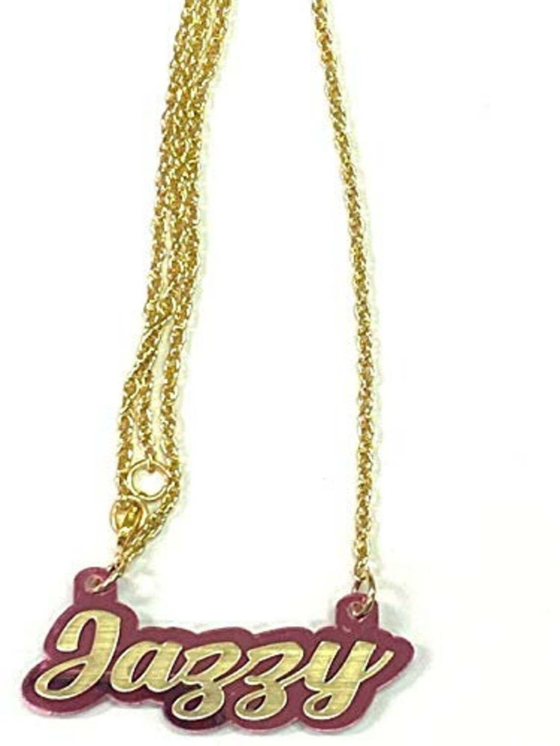 Personalized Name Plate Custom Name Necklace Nameplate Chain | Etsy