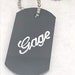 Los Angeles LA Rams Football Dog Tag Chain Personalized Custom - Etsy