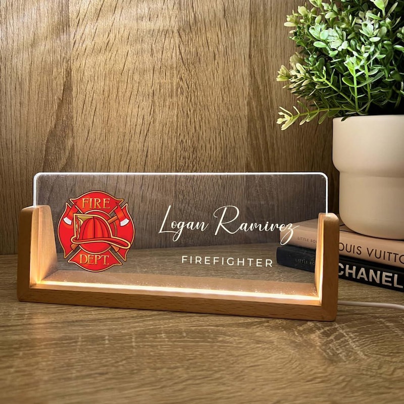 Fire Dept Led Sign - Etsy