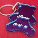 Teddy Bear Cute Keychain Personalized Custom Name Free - Etsy