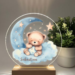 Teddy Bear Night Light, Night Light for Kids Room, Nursery Night Light ...