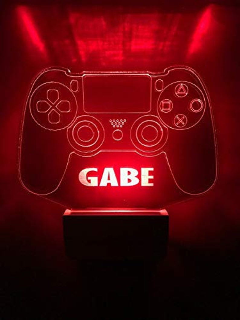 Video Game Console Controller Night Light Multi Color | Etsy