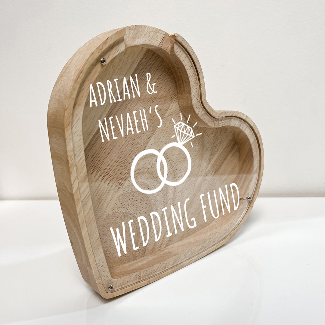 Wedding Fund Bank, Customizable, Memories, Personalized, Shadow Box ...