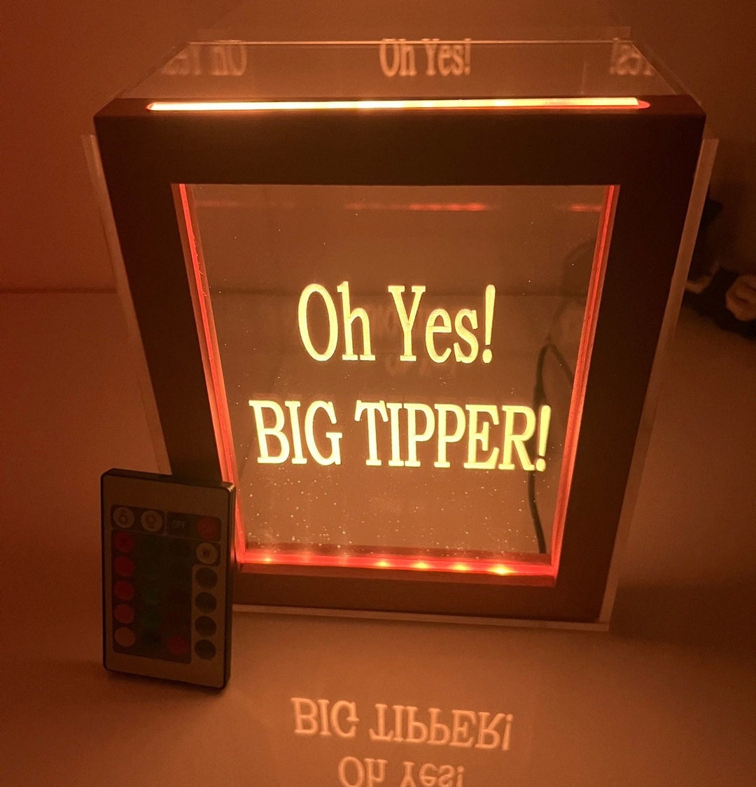 Fantastically Unique Tip Box Donation Jar Personalized FREE Engraved ...