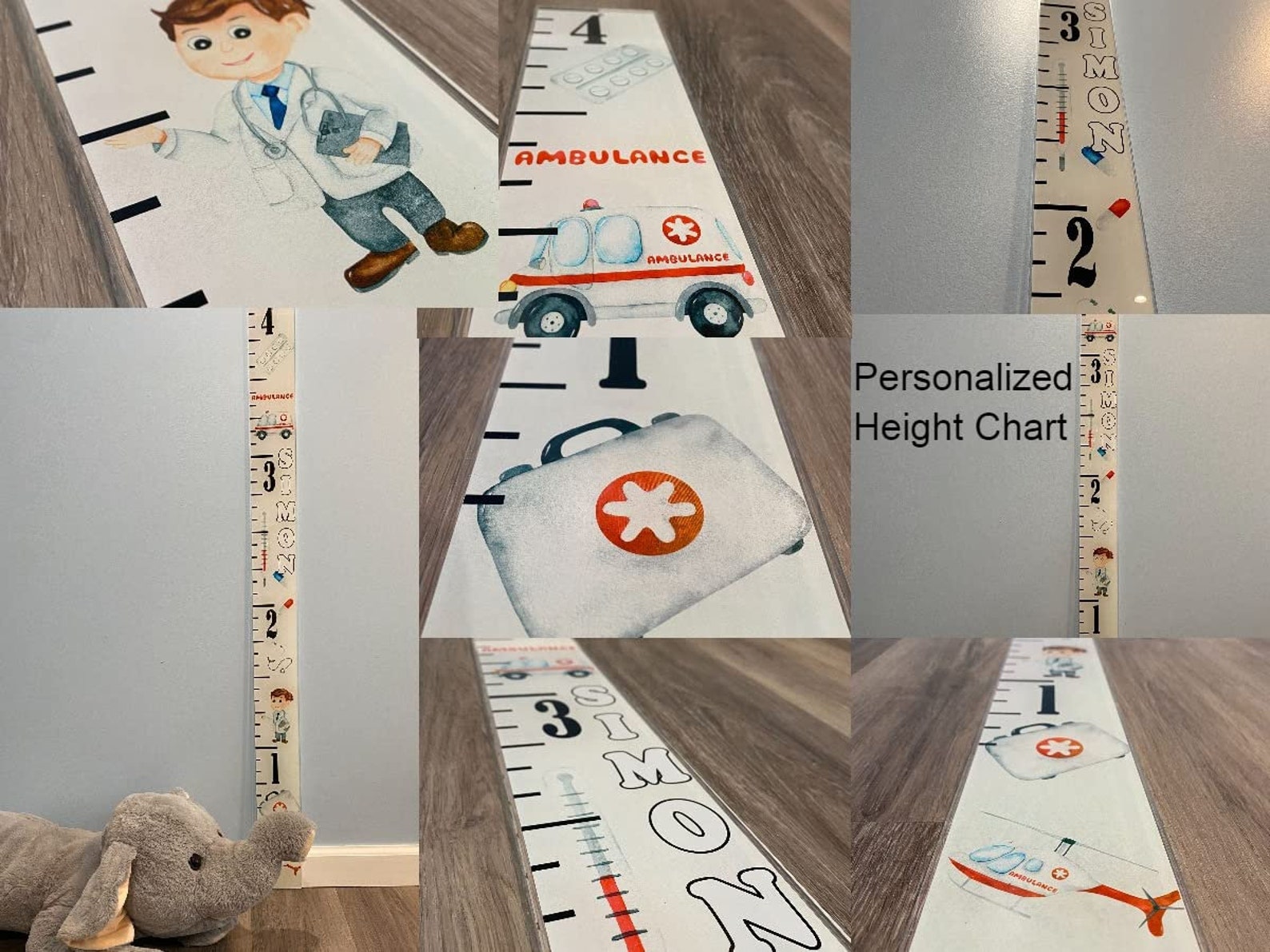 Custom Personalized Measurement Ruler Premium Acrylic | Etsy