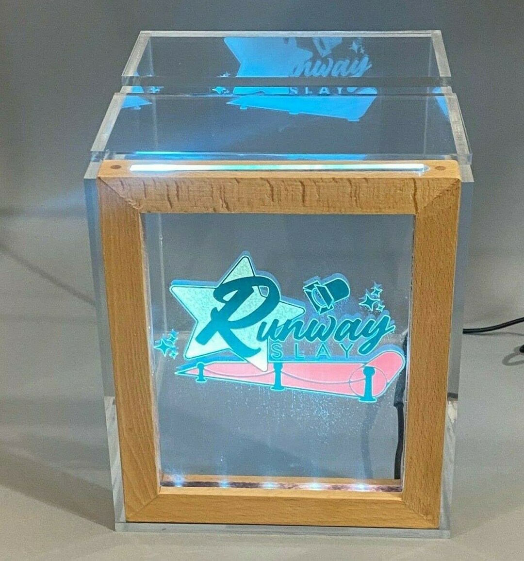 Fantastically Unique Thank You Tip Box Raffle Fund Raiser Donation Jar ...