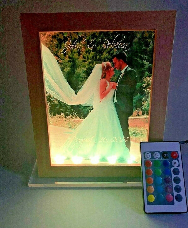 Large Custom Free Standing Picture Photo Frame With Your Photo | Etsy