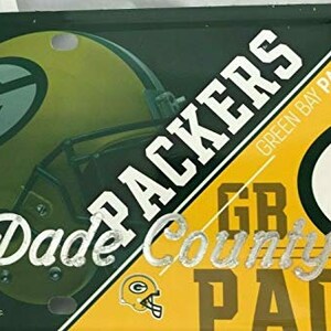 Green Bay Packers Football Personalized Custom License Vanity Plate ...