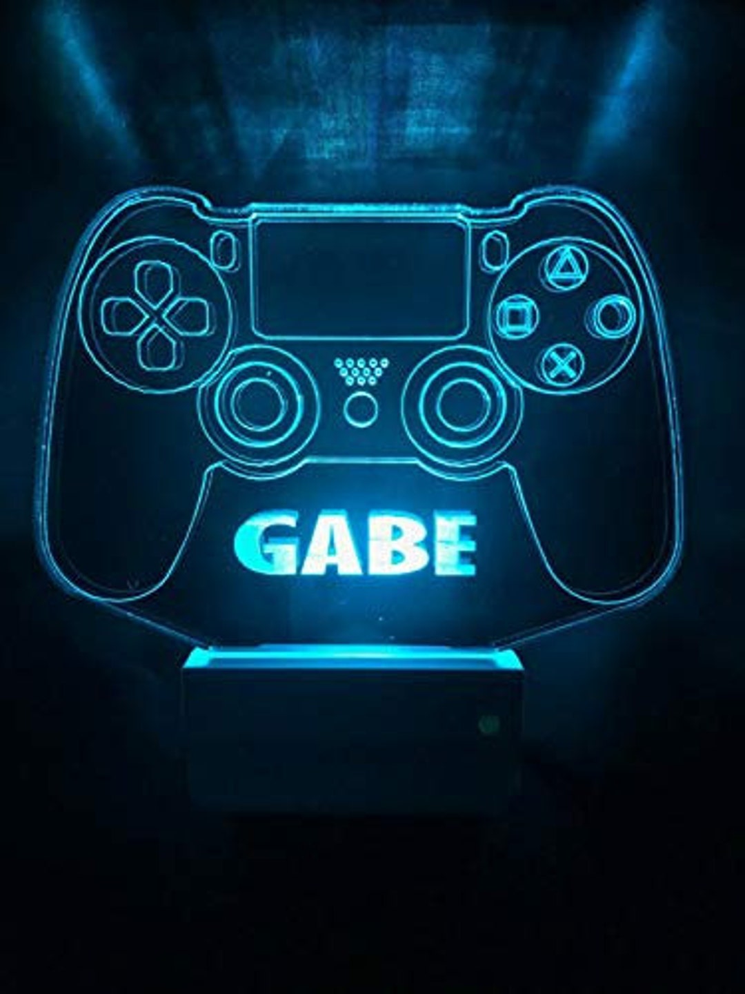 Video Game Console Controller Night Light Multi Color Personalized ...