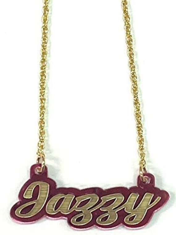 Personalized Name Plate Custom Name Necklace Nameplate Chain | Etsy