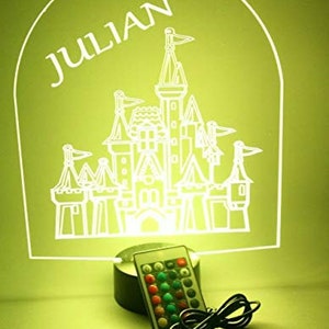 Fancy Princess Queen Castle Fortress Tower Royalty Fairy Night Light up ...