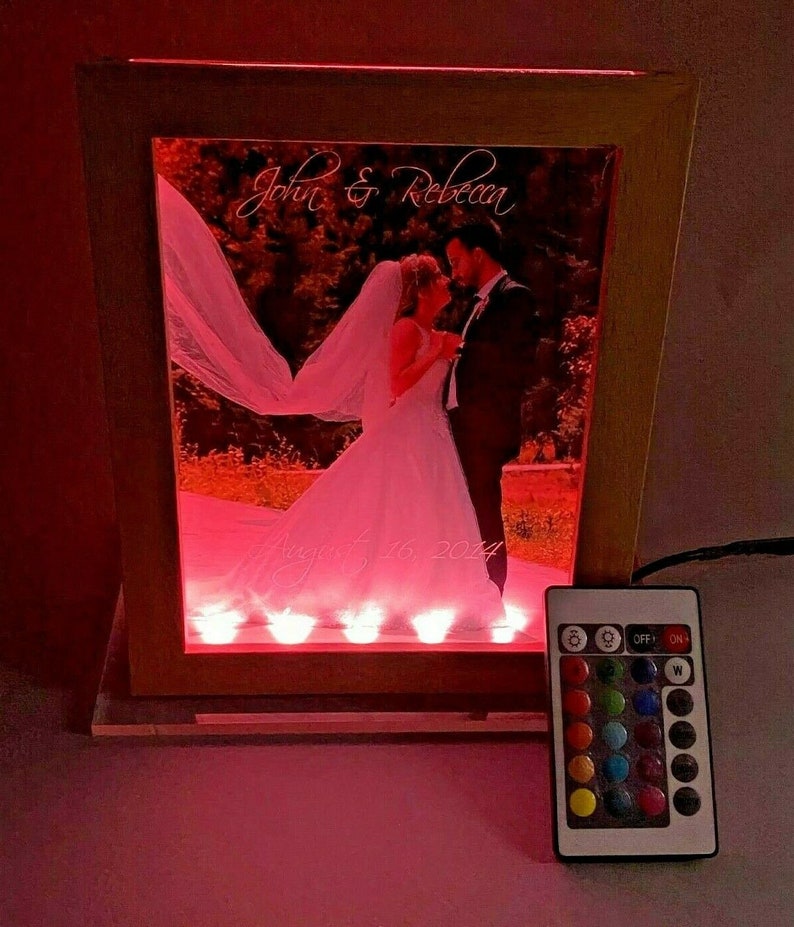 Large Custom Free Standing Picture Photo Frame With Your Photo | Etsy