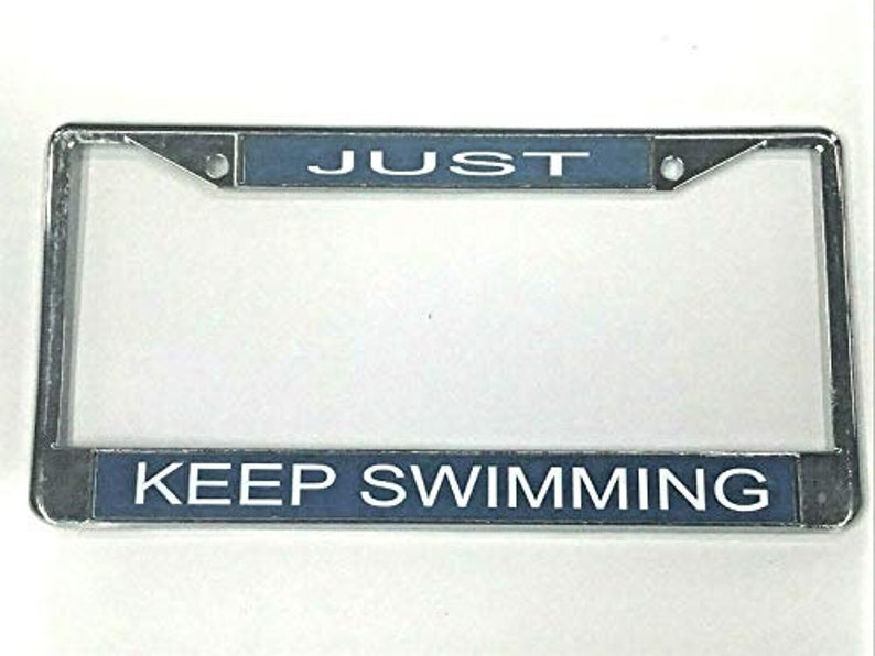 Chrome License Plate Frame Metal Custom Personalized Engraved | Etsy