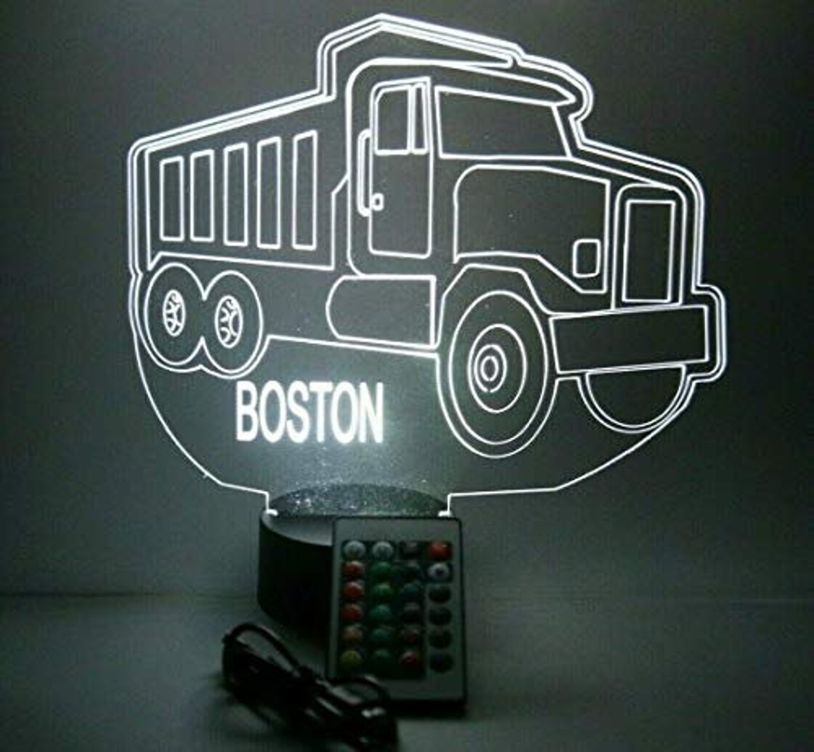 Paving Dump Truck Night Light up Table Desk Lamp LED - Etsy