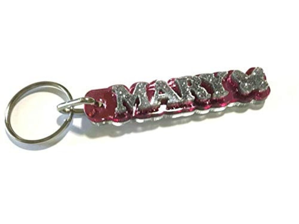 Custom Laser Cut Key Chain With Any Name Made Name Plate Name - Etsy