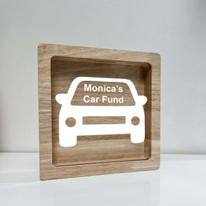 Personalized Car Savings Piggy Bank for Boys - Car Custom Name Money ...