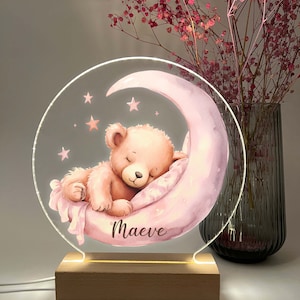 Teddy Bear Night Light Night Light for Kids Room, Nursery Night Light ...